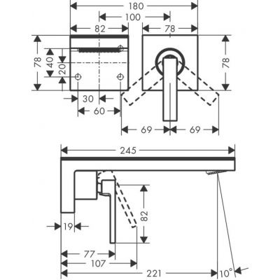 Axor Edge 47060000 bateria umywalkowa | Sklep internetowy mŁazienka ...